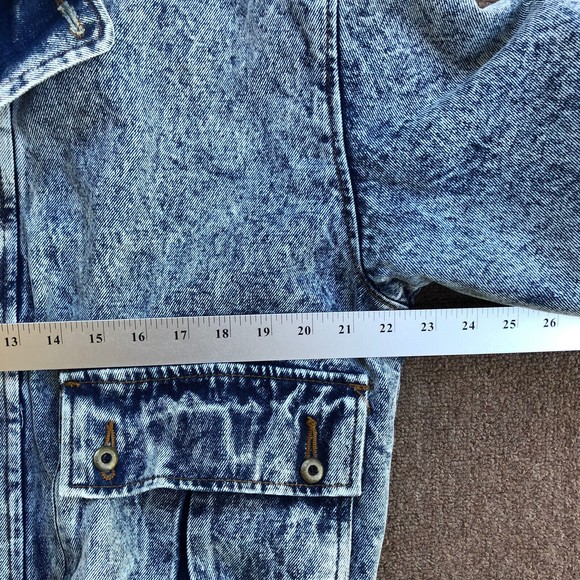 UNIONBAY | Jackets & Coats | Vintage Union Bay Acid Wash Denim Bomber ...